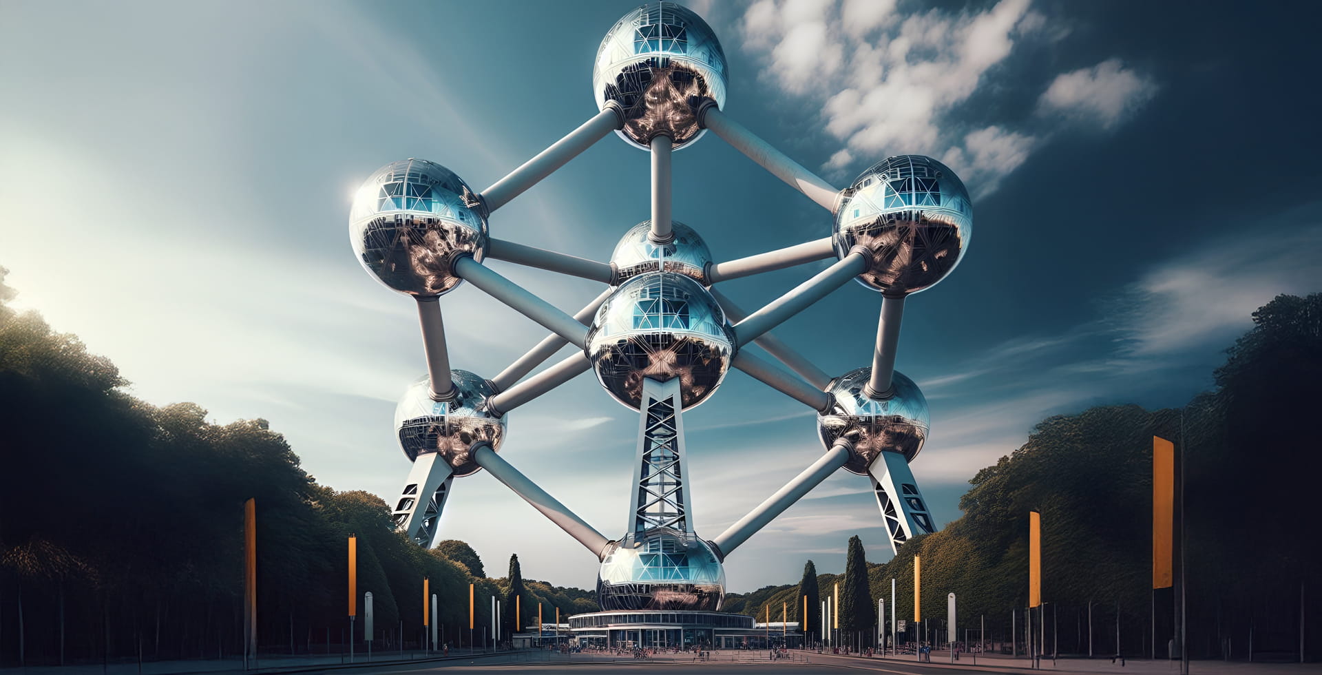 Het Core and more Atomium-model